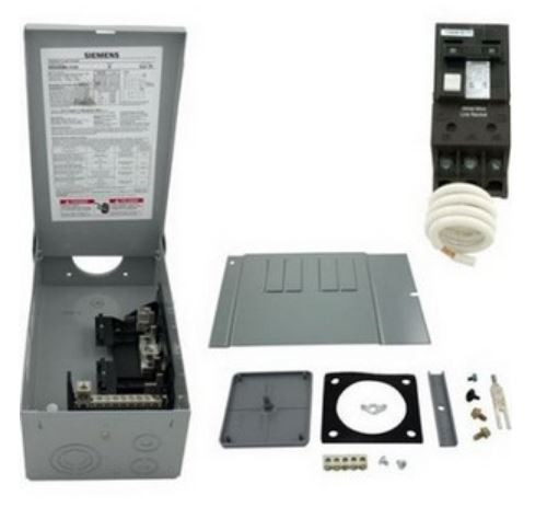 Siemens 60 Amp GFCI with 125 Amp Outdoor Panel GFCI60A-KIT