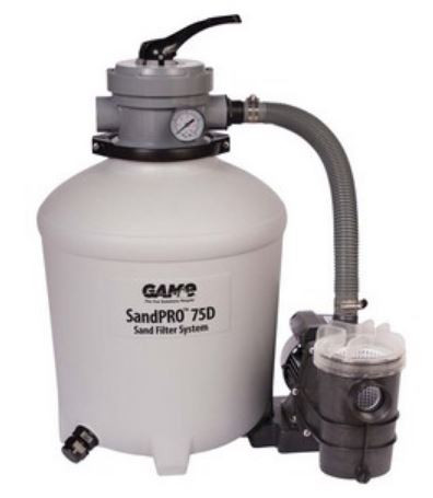 GAME SandPro 75D Above Ground Sand Filter System 3/4 HP 4711