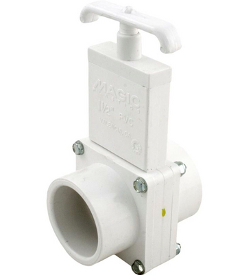 Magic Plastics Gate Valve 1.5" Slip x Slip 0101-15