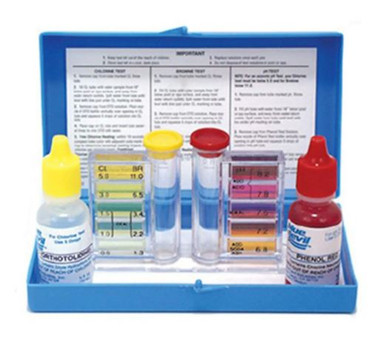 3-Way Test Kit OTO Chlorine Bromine and pH Boxed B7228