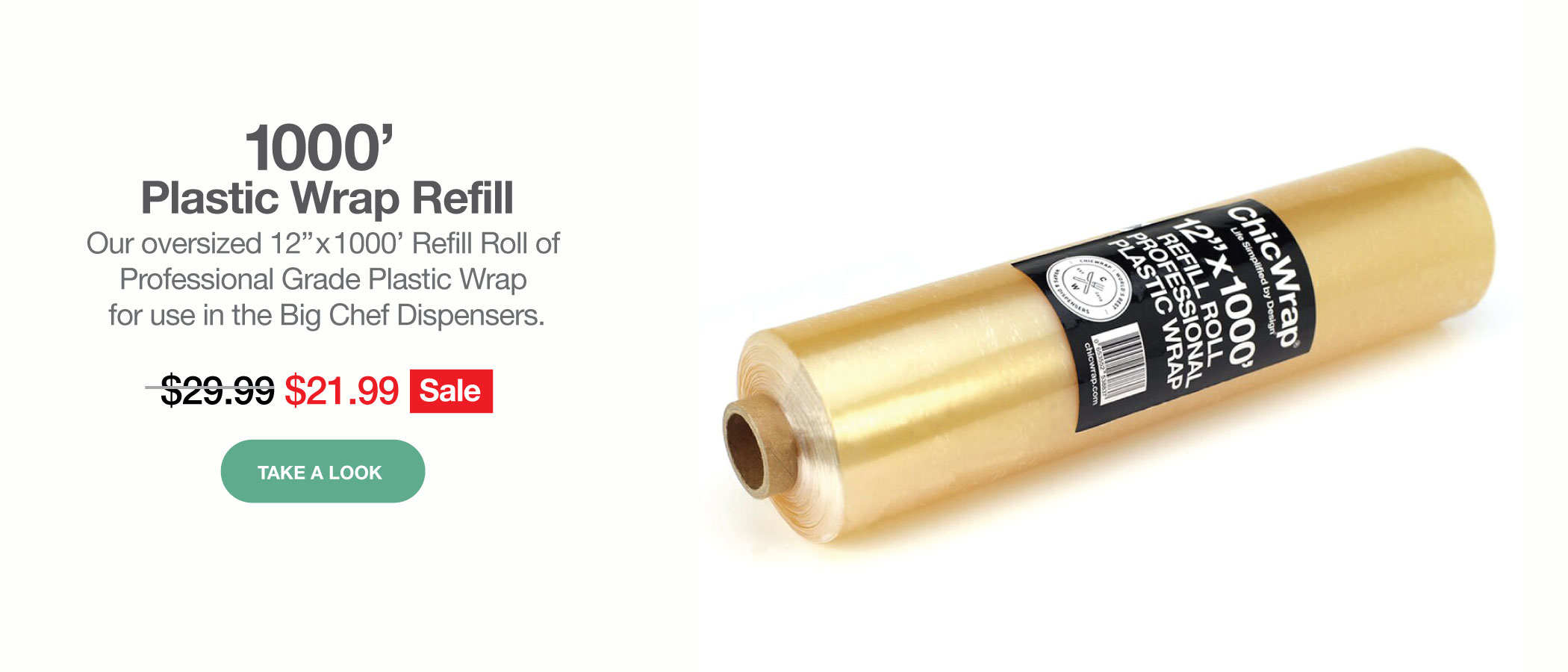 ChicWrap® - The World's Best Plastic Wrap, foil, & parchment Dispensers