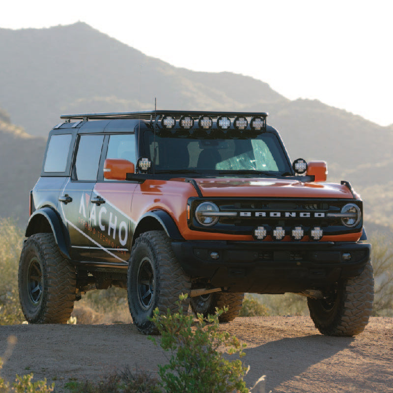 Nacho Gen 6 Ford Bronco Plastic/Capable Bumper Mount - Iceberg Outdoor ...