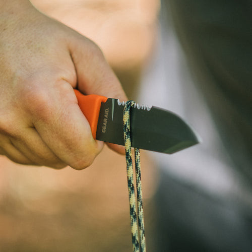 Gear Aid Buri drop point knife orange - Iceberg Outdoor Group