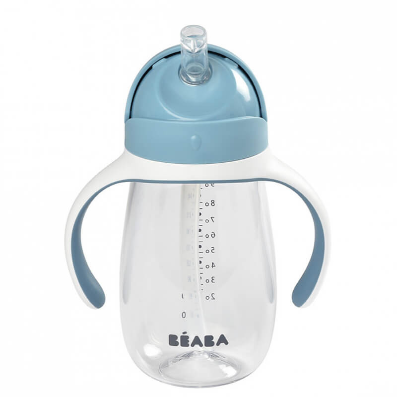 Beaba Straw Cup 300ml - Windy Blue : PregnanAndBaby.ie : Shop Irish