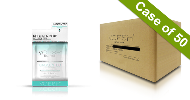 Voesh Case/50pks - Pedi 4 Step Deluxe - Unscented (VPC208WHT) #14753 ...