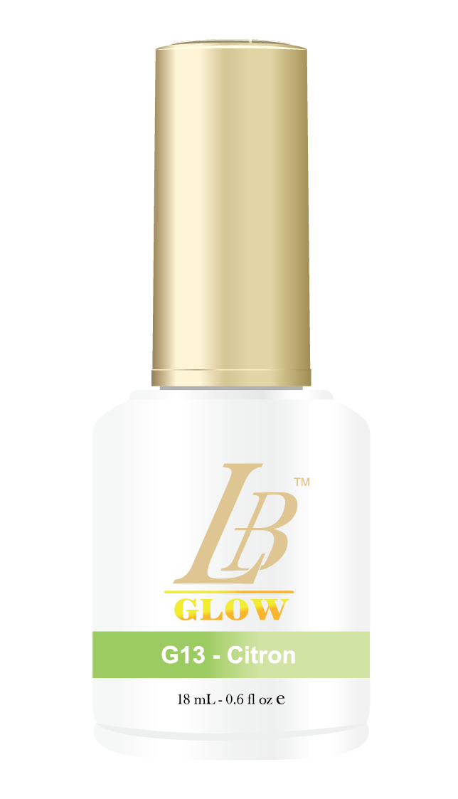 LB Glow Gel Color - #G13 Citron .6oz - Princess Nail Supply