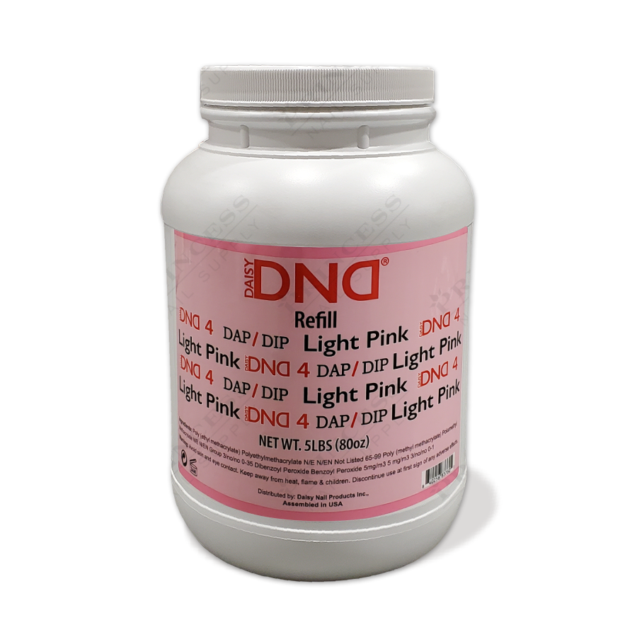 DND Dap Dip Refill 5lb - Light Pink | Princess Nail Supply