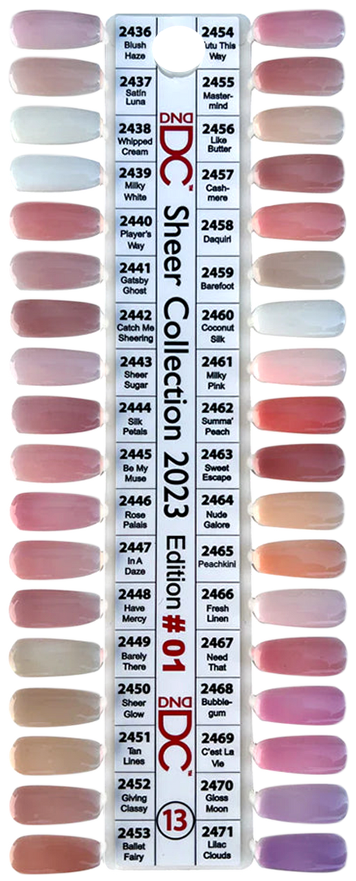 DND DC Duo Gel - #2439 Milky White