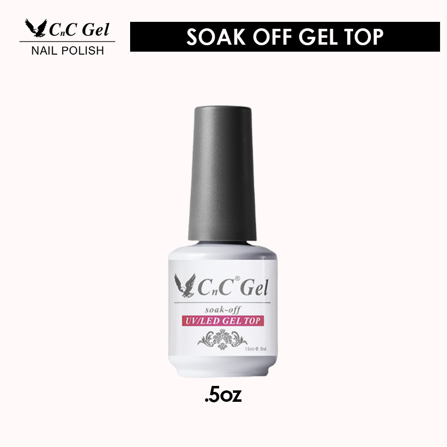 CnC Soak-Off Gel Regular Top .5 oz | Princess Nail Supply