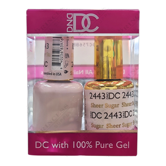 DND DC Duo Gel - #2443 Sheer Sugar | Princess Nail Supply
