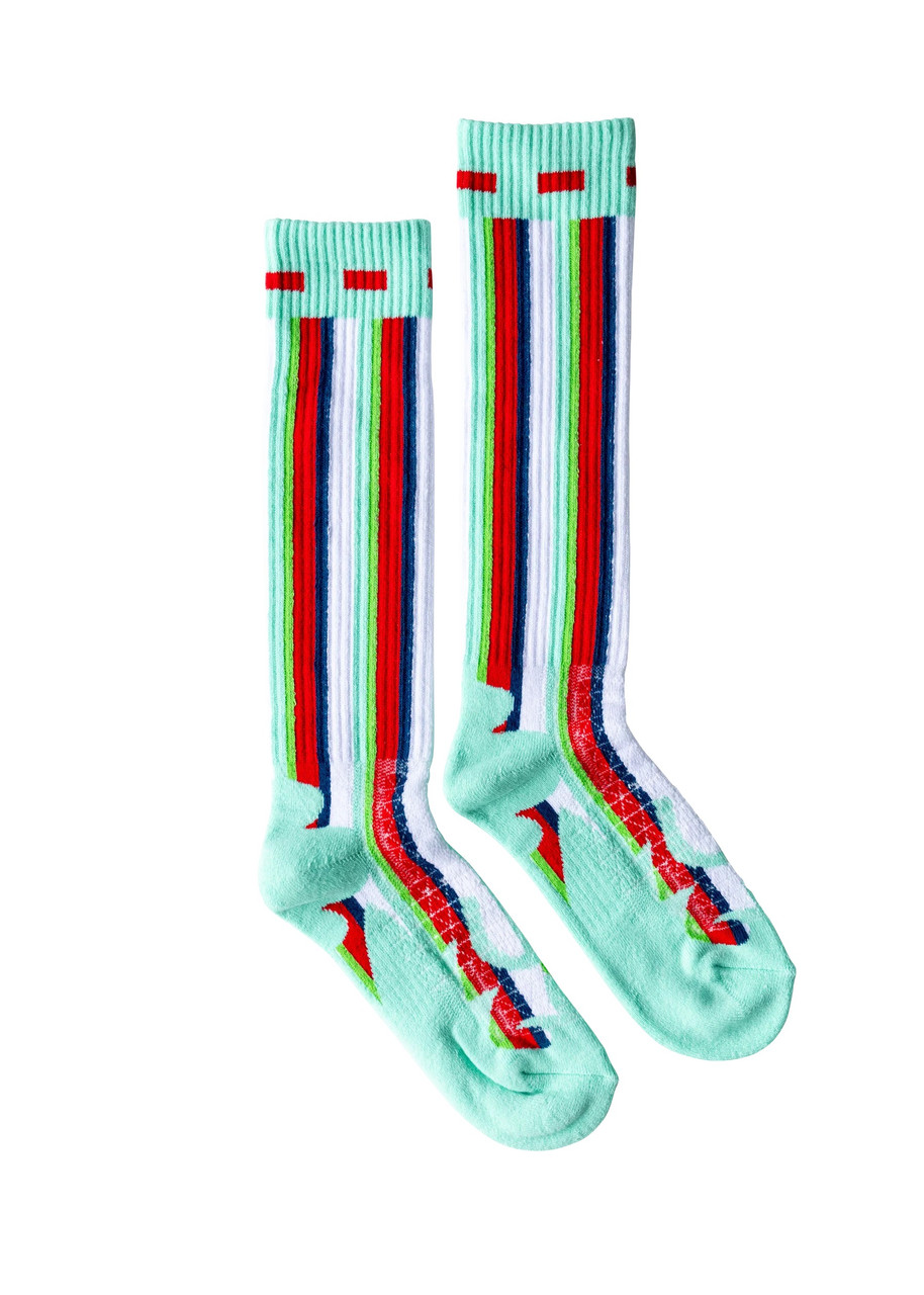 Pair Lucky Chuck Socks: Soule & Stride Performance Socks - War Bar Tack