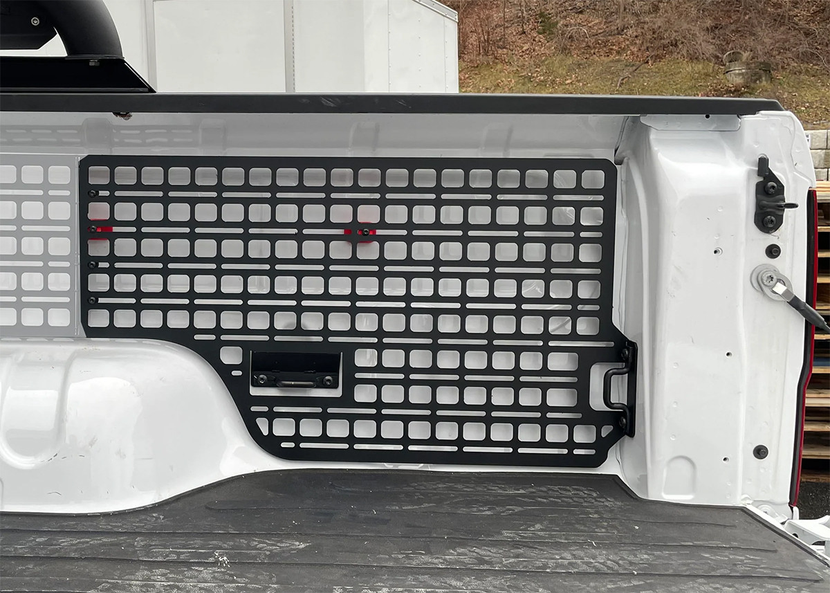 BuiltRight Bedside Rack System, Passenger Rear Panel - 102404 | Offroad ...