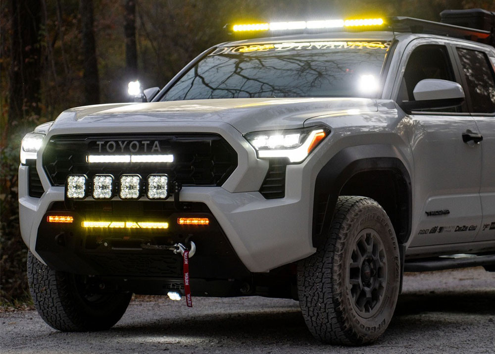 Diode '24 Tacoma SS5 Grille CrossLink Lightbar Kit (Pro, White ...