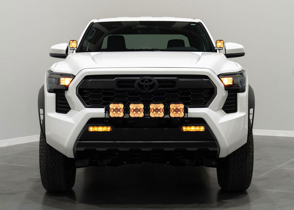Diode '24 Tacoma SS5 Grille CrossLink Lightbar Kit (Sport, Yellow ...