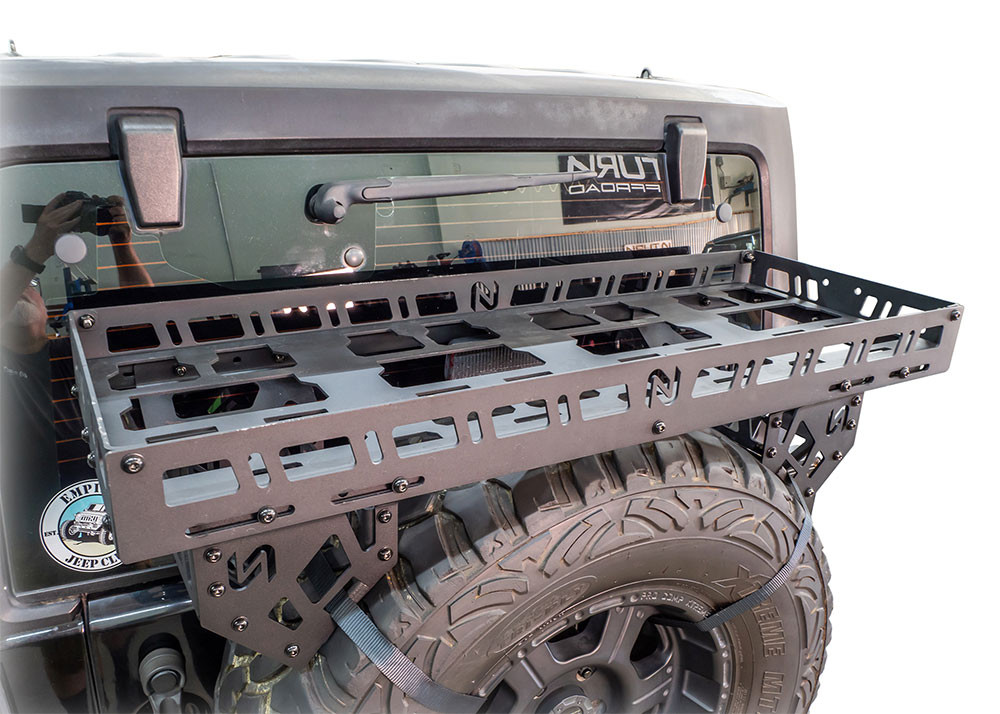 Turn Offroad Universal Spare Tire Storage Rack - TC5-M1 | Offroad Alliance