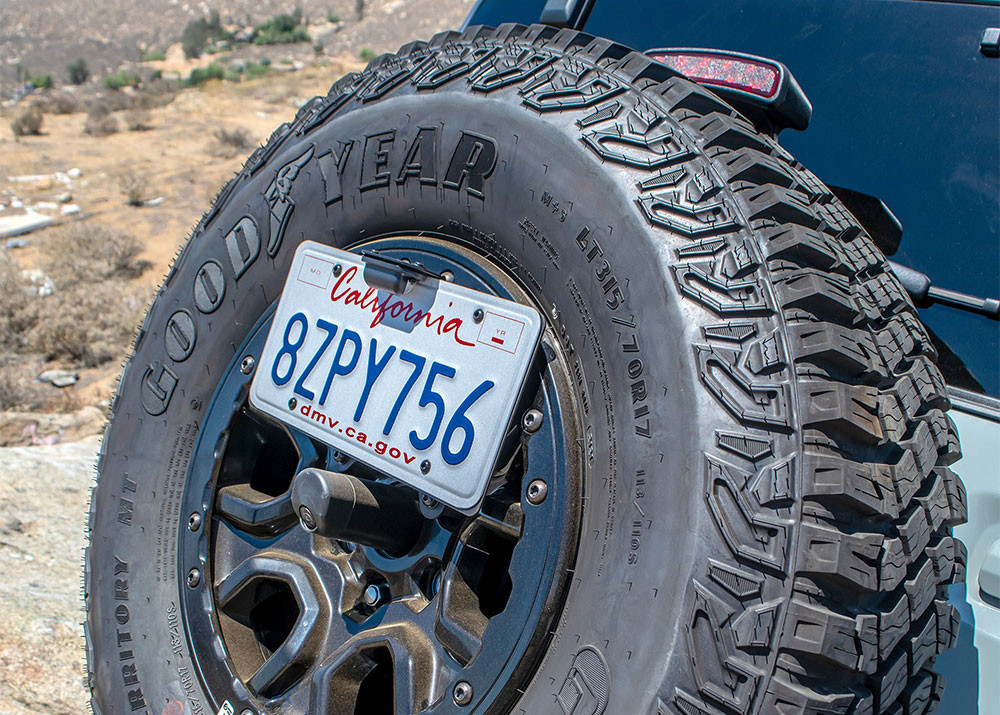Turn Offroad License Plate Relocation Bracket - RB1-LP1 | Offroad Alliance