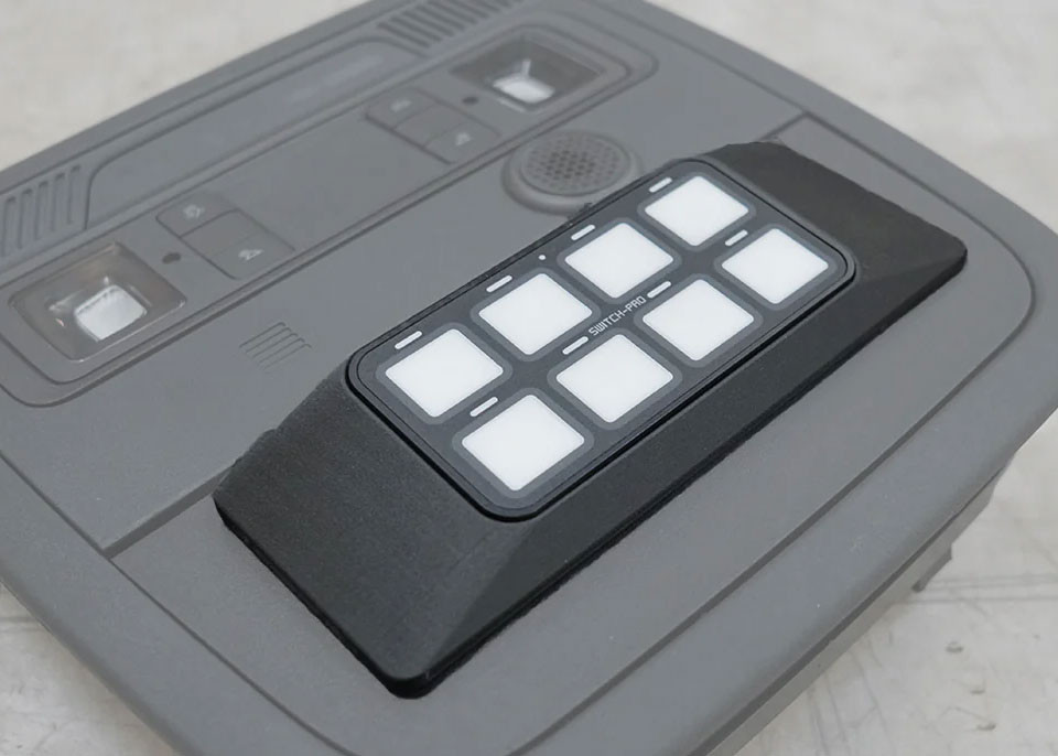 SDHQ Bronco, Bronco Raptor Switch-Pros SP-9100 Keypad Mount | Offroad ...