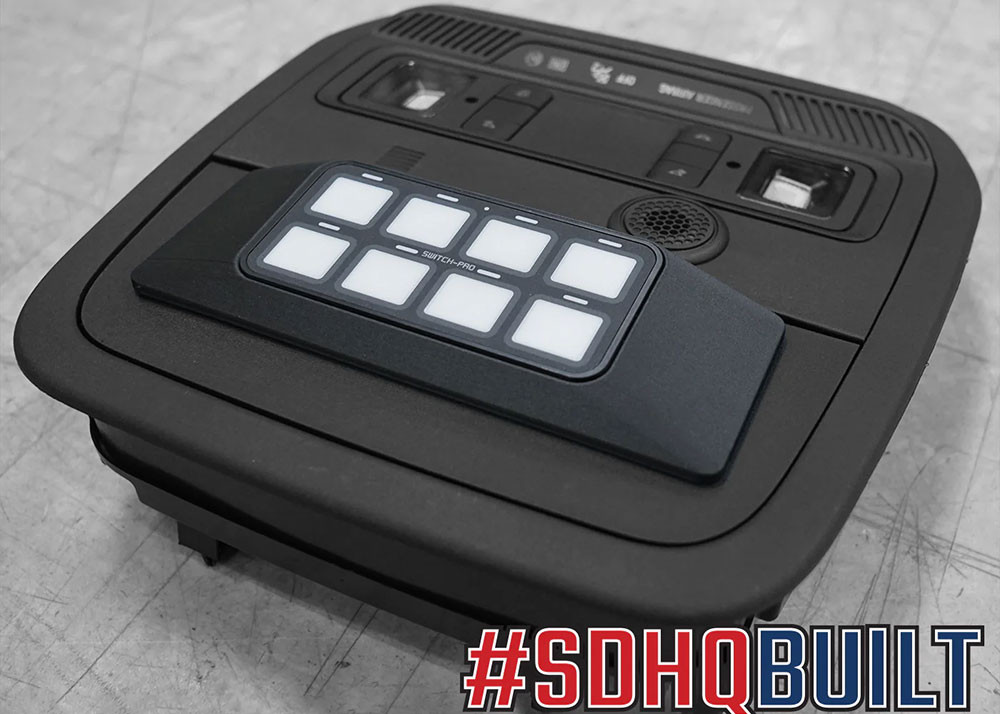 SDHQ Bronco, Bronco Raptor Switch-Pros SP-9100 Keypad Mount | Offroad ...