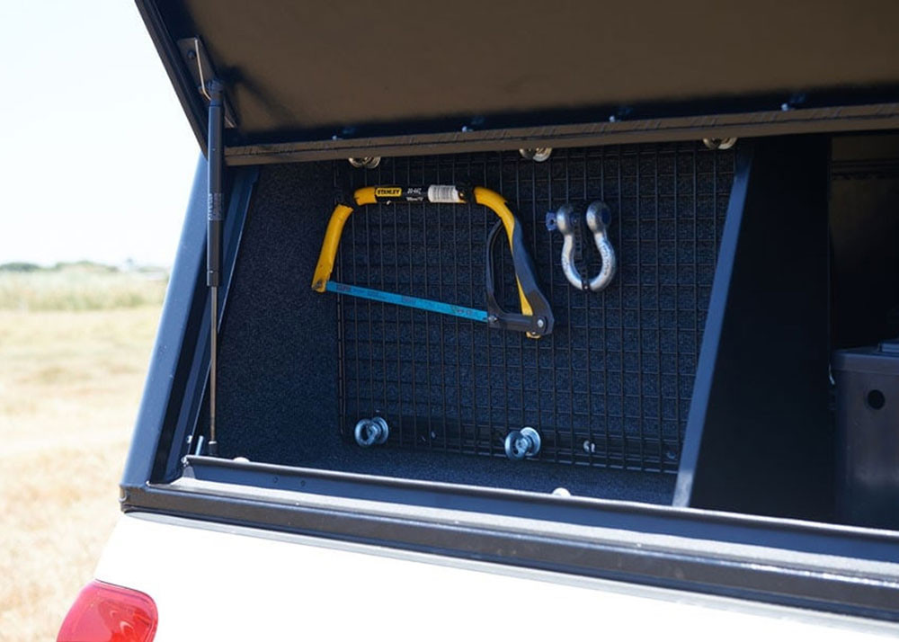 Alu-Cab Canopy Cupboard w/ Mesh Grid - ALUC-A-RKIT | Offroad Alliance