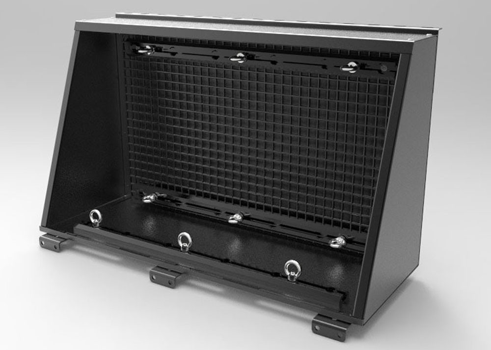 Alu-Cab Canopy Cupboard w/ Mesh Grid - ALUC-A-RKIT | Offroad Alliance