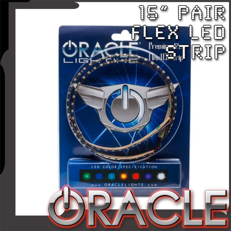 Oracle Lighting 15" Exterior Flexible LED Waterproof Strips | Offroad ...