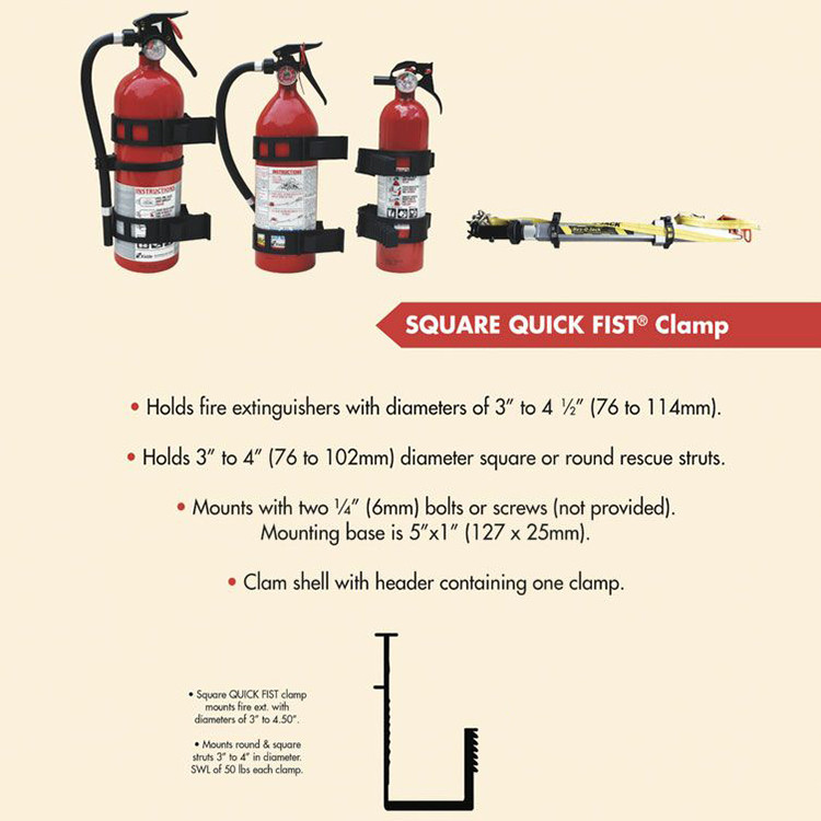 Quick Fist 25010 Quick Fist Square Clamp