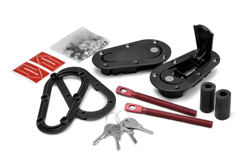 Anderson Composites Aerocatch Plus Flush Hood Latch and Pin Kit w/ Lock