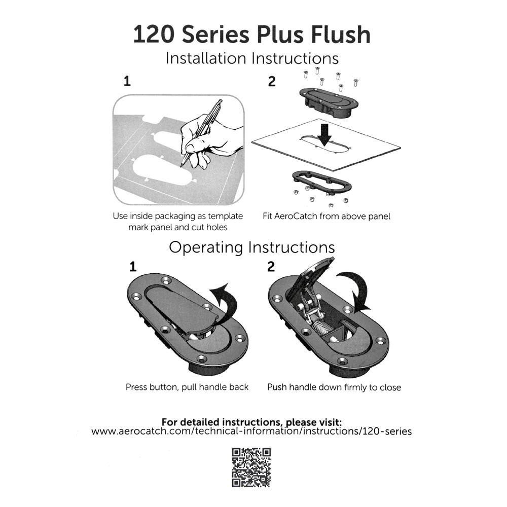 Anderson Composites Aerocatch Plus Flush Hood Latch and Pin Kit w/ Lock