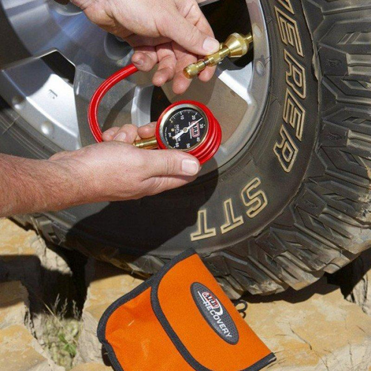 ARB E-Z Tire Deflator Kit w/ Psi Gauge (Analog) - ARB505
