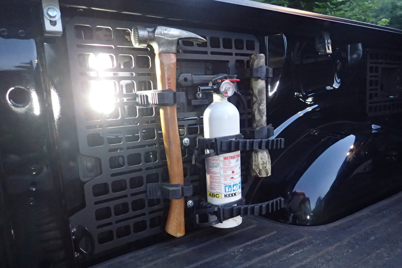 BuiltRight Super Duty Bedside Rack System, Large Panel | Offroad Alliance