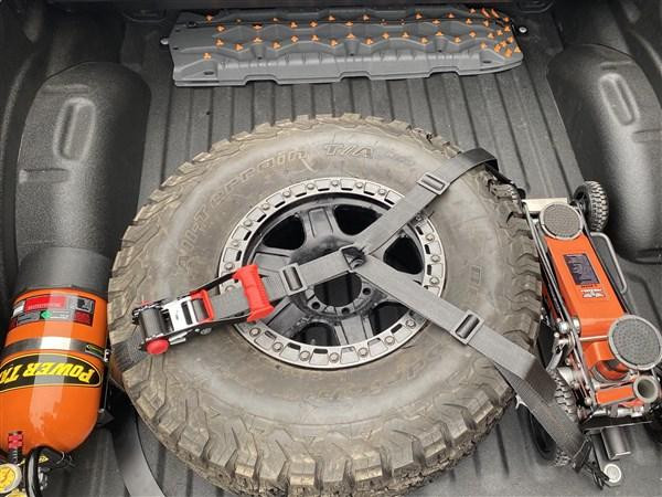 JDS Pro Eagle Jack + Spare Tire + Power Tank Mounting System