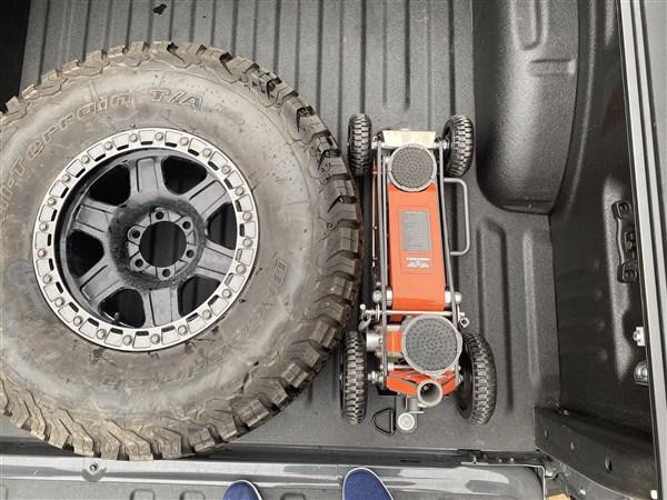 JDS Pro Eagle Jack + Spare Tire + Power Tank Mounting System