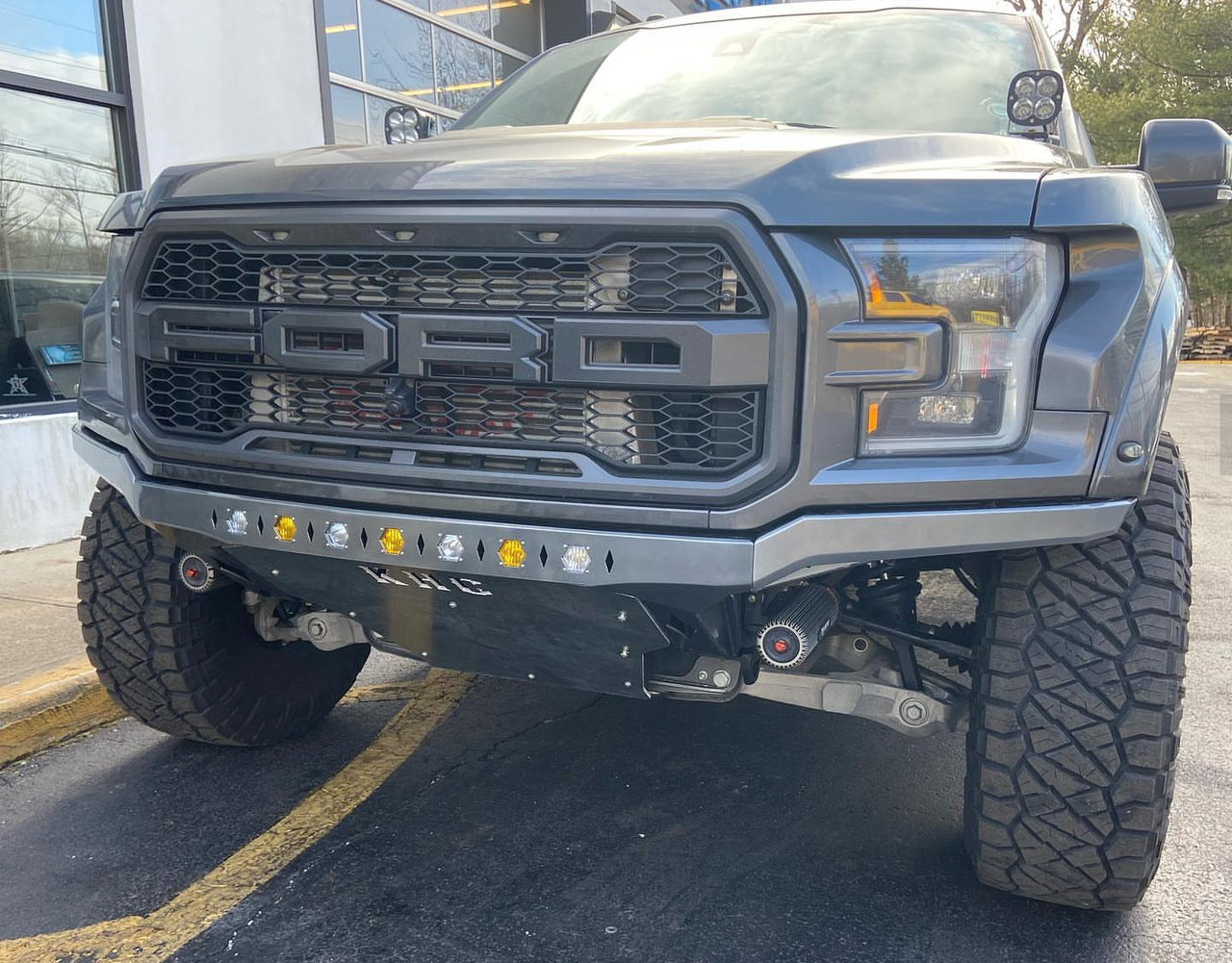 KHC Gen 2 Raptor Frame Cut Bumper w/ Baja Lights Cut-Outs | Offroad ...