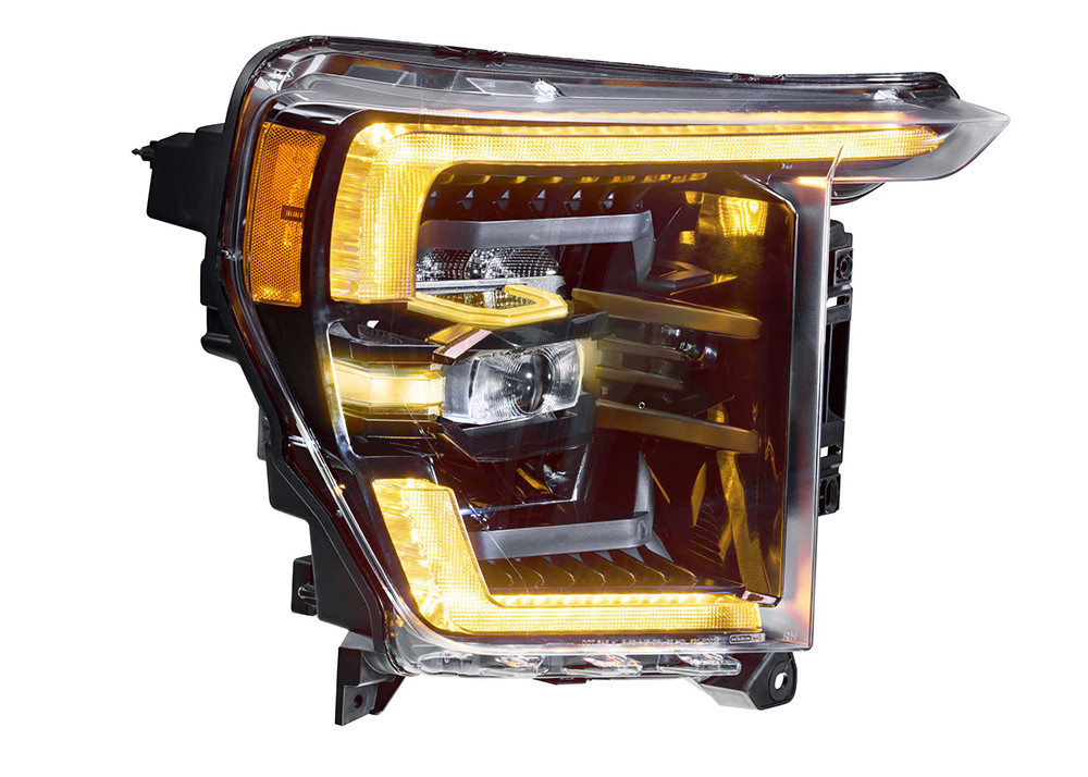 Morimoto 21+ F-150 XB Headlights: Amber DRL - LF498-A | Offroad Alliance