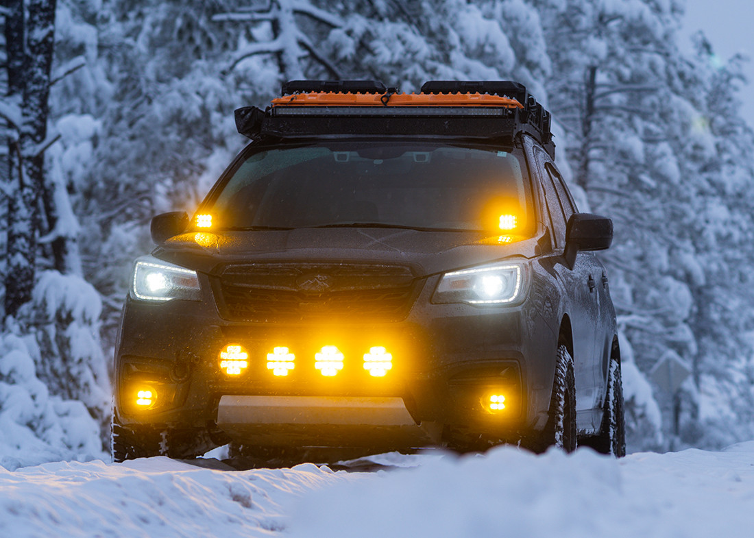 RIGID 6" 360-Series Spot w/Amber PRO Lens - 36210 | Offroad Alliance