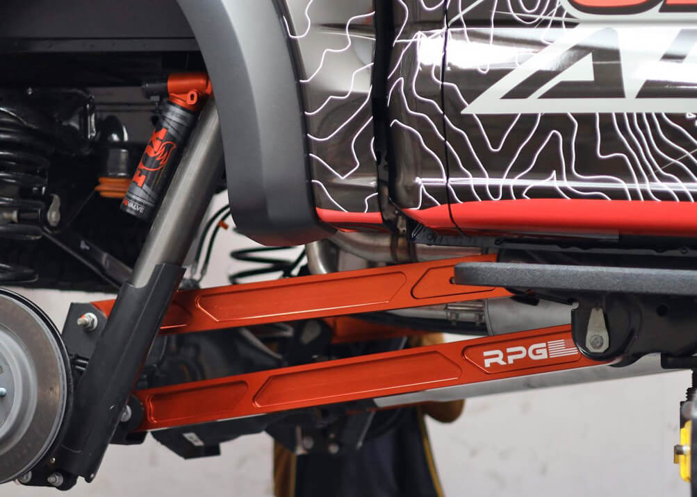 RPG Bronco Raptor Billet Rear Adjustable Upper Link Kit | Offroad Alliance