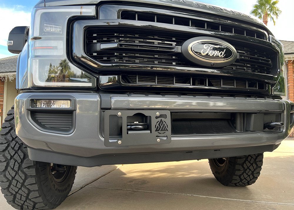 SwarfWorks Front License Plate Relocation Bracket - SW-SDLPM-A01 ...