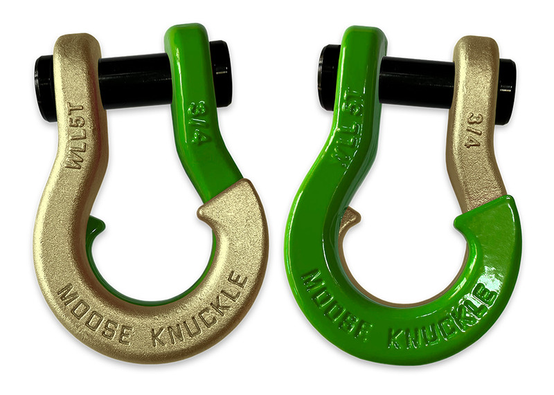 Moose Knuckle 3/4 Split Shackle, Brass 2-Color | Offroad Alliance