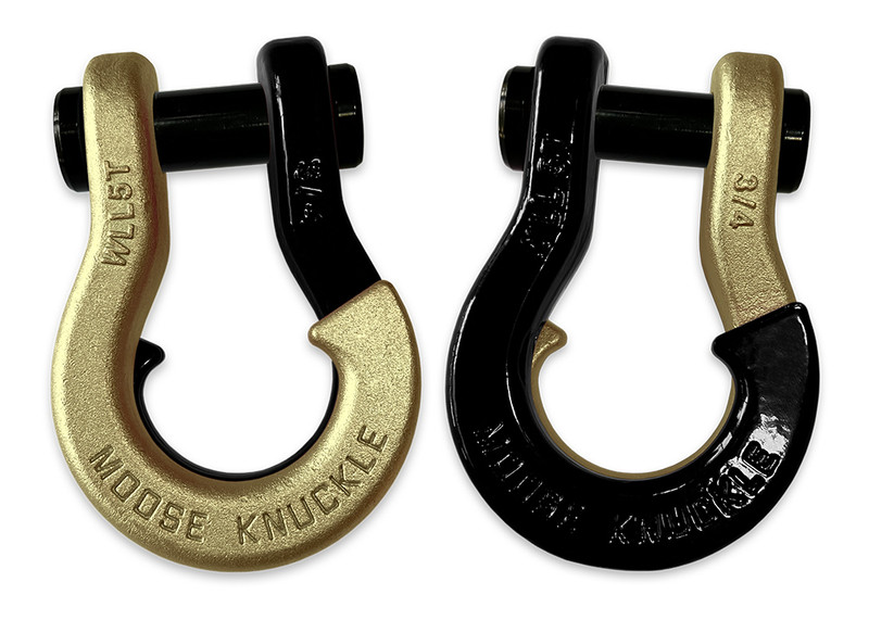 Moose Knuckle 3/4 Split Shackle, Brass 2-Color | Offroad Alliance