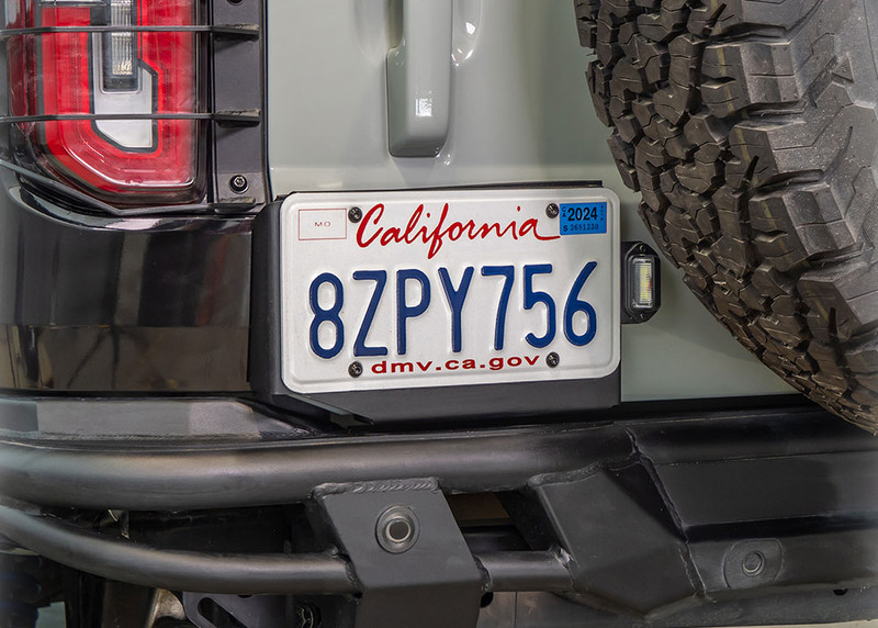 Turn Offroad License Plate Relocation Tailgate Bracket - EA6-M1 ...