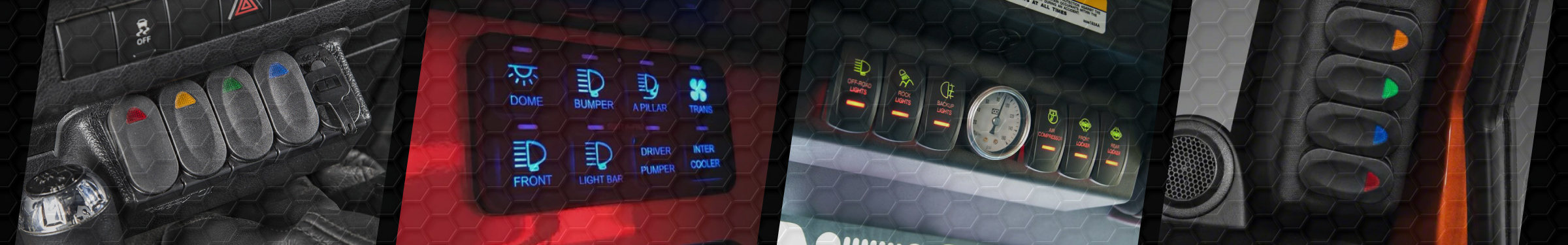 Off-Road Light Switch Panel for Trucks