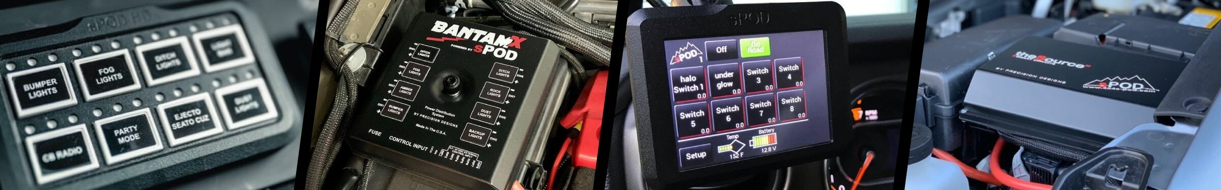 sPOD Switch Panels: BantamX & SourceLT