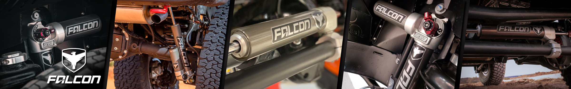 Falcon Shocks: Leveling Systems & Piggyback Shock Kits