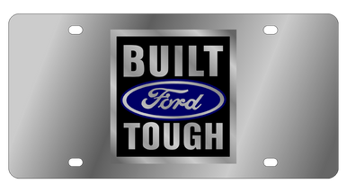 Eurosport Built Ford Tough Stainless Steel License Plate - 1575-1