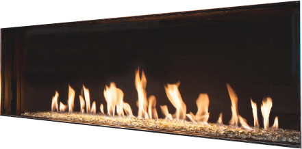 Front Modern Frameless Fireplace - Flare Fireplaces | Embers Living