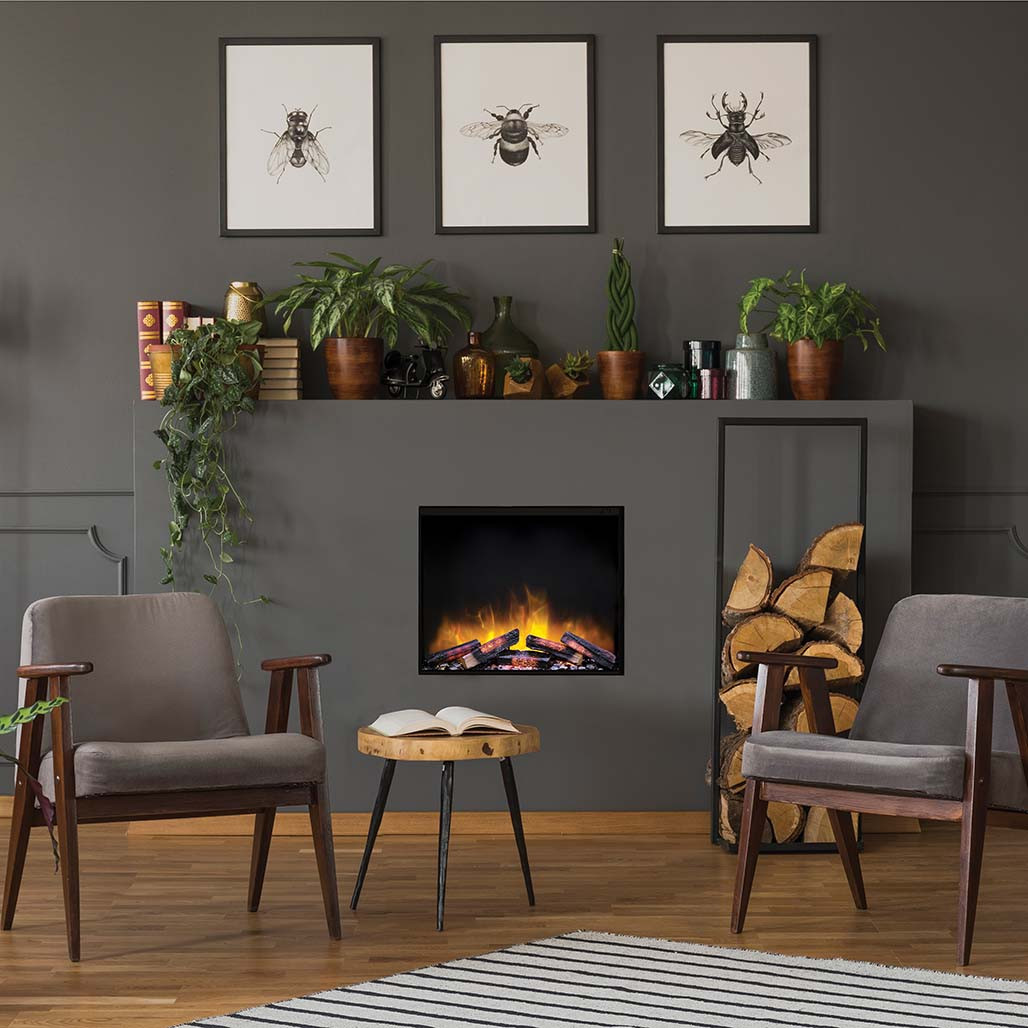 European Home E-FX Slim Line 600 Electric Fireplace, SKU:FLR-FP-EFX- SL ...