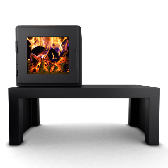 MF Fire Nova Wood Burning Stove with Bench | Embers Living