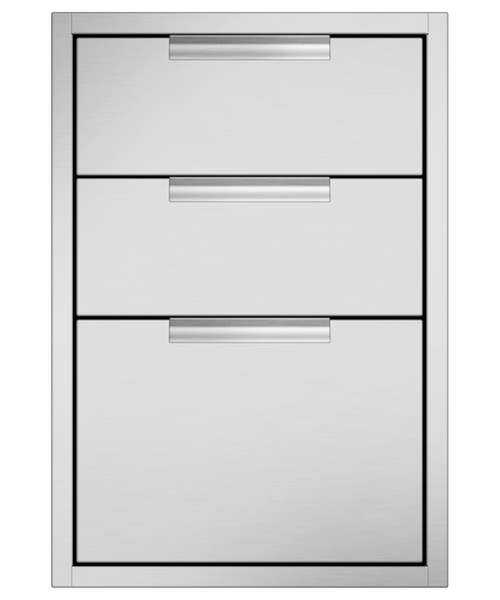 DCS 20" Tower Drawer Triple Built-In Access Drawers | Embers Living