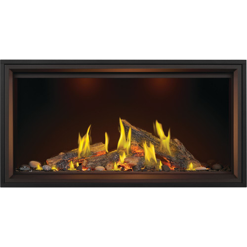 Napoleon 50 Tall Linear Vector Gas Fireplace Embers Living