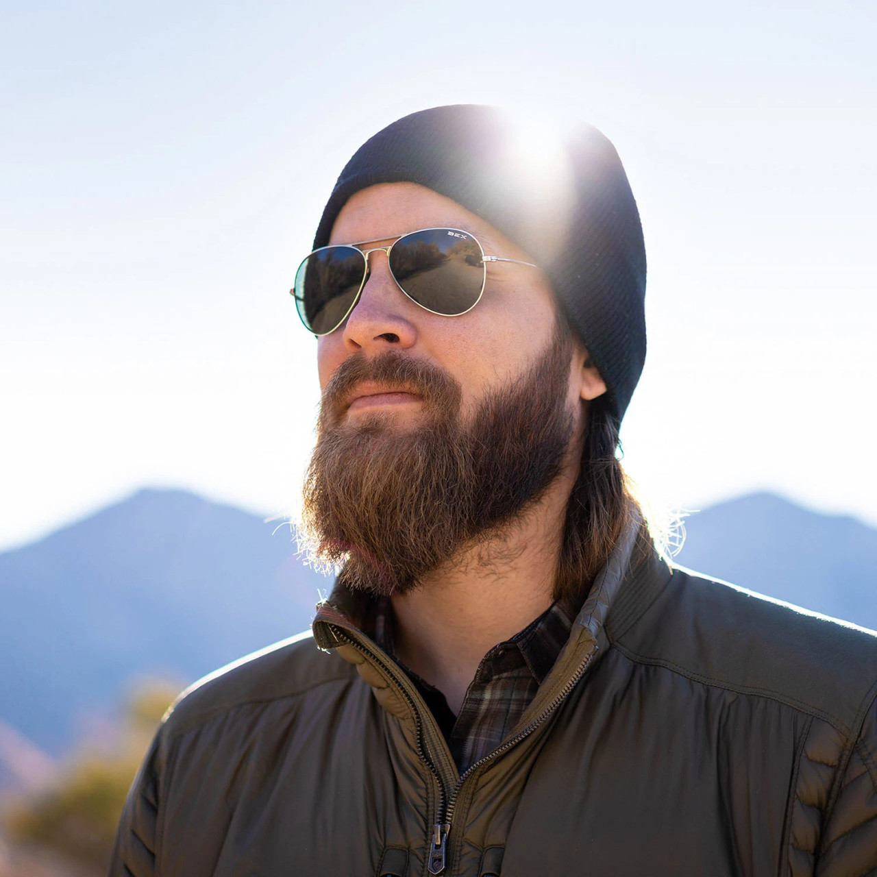 Bex Men's & Women's Wesley 7 Color Ways Sunglasses (Silver/Gray) - W4SB